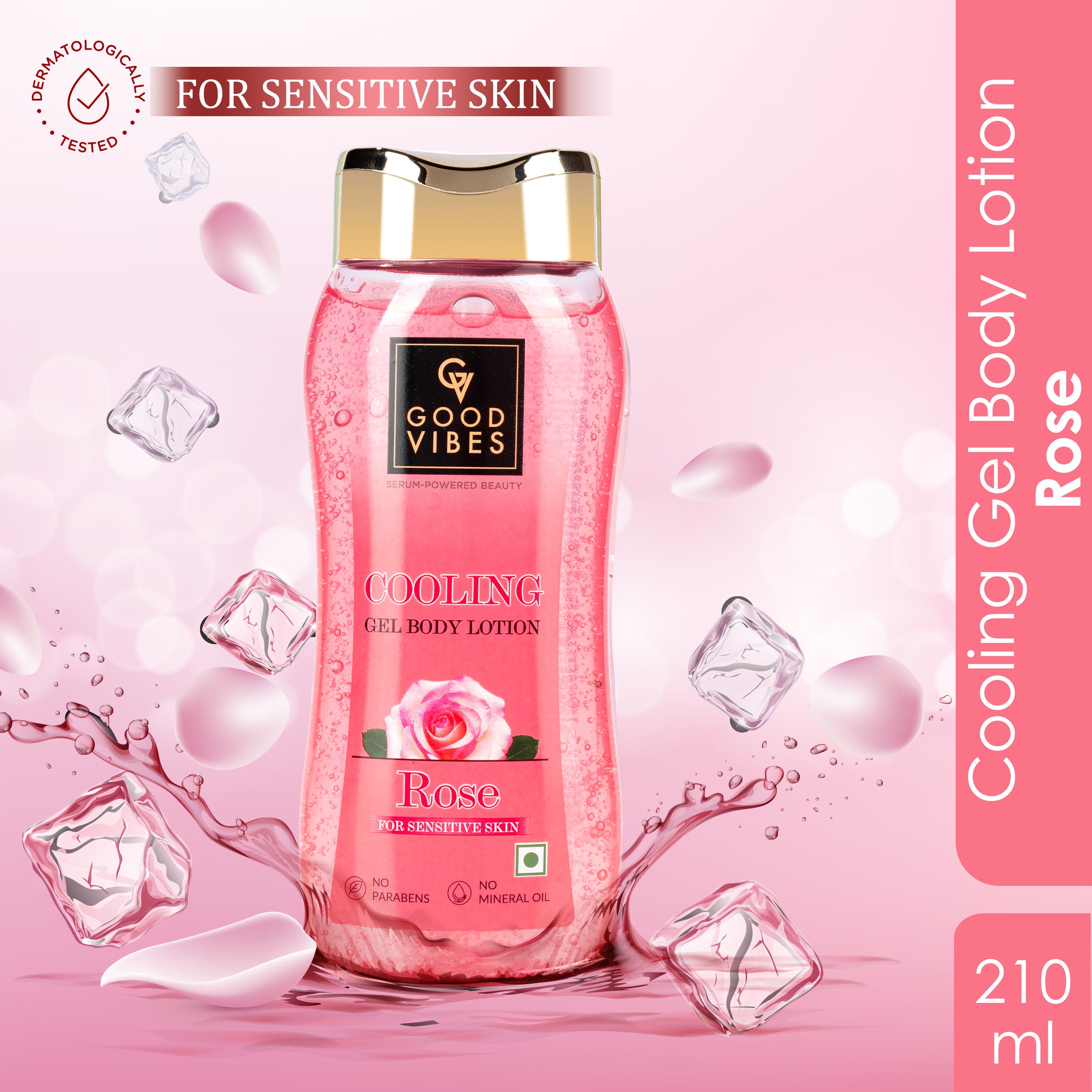 Rose Cooling Gel Body Lotion – Good Vibes