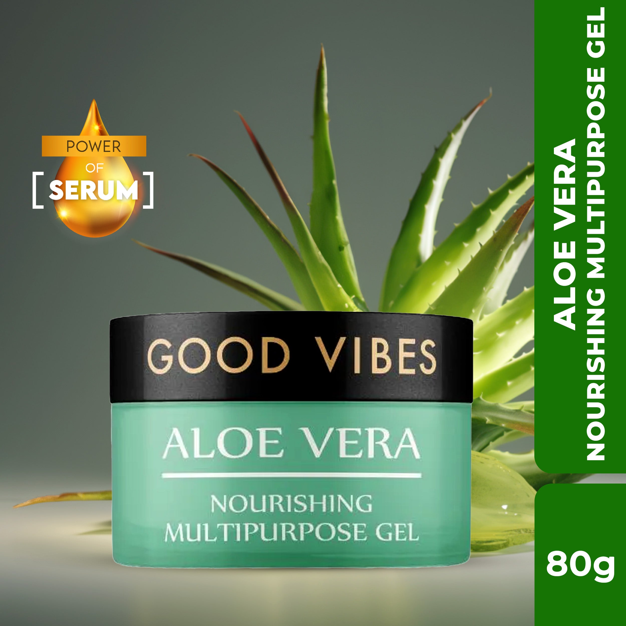 Nourishing Multipurpose Aloe Vera Gel 80g – Good Vibes