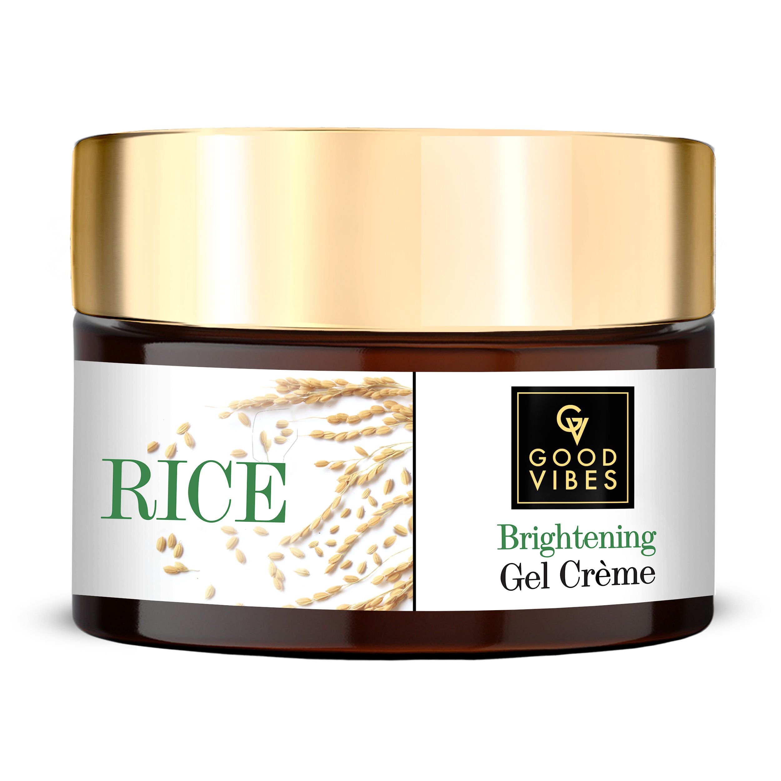 Buy Good Vibes Rice Brightening Gel Creme | Face Moisturizer | Light ...