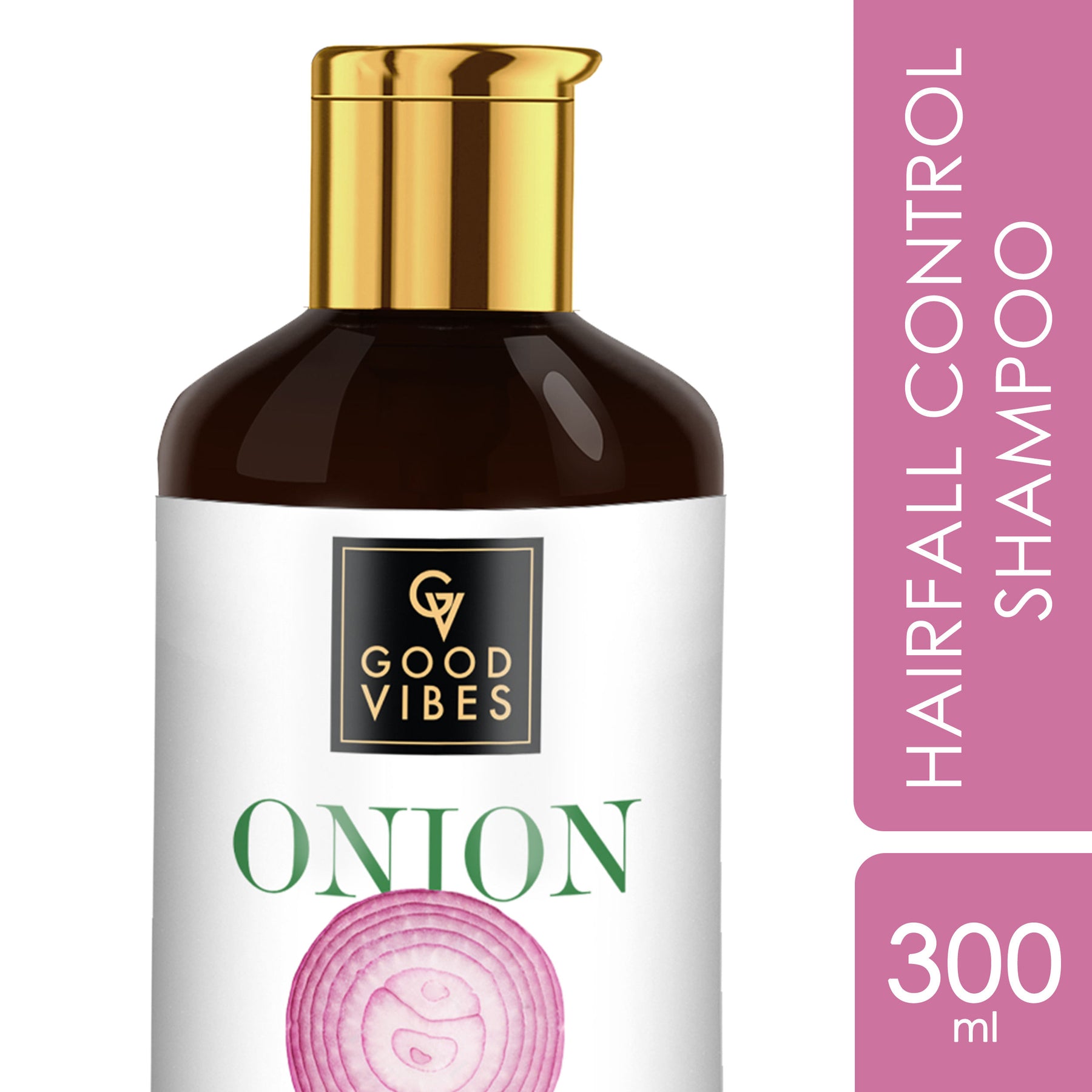 Buy Good Vibes Onion Hairfall Control Shampoo with Keratin, Corn, Wheat ...