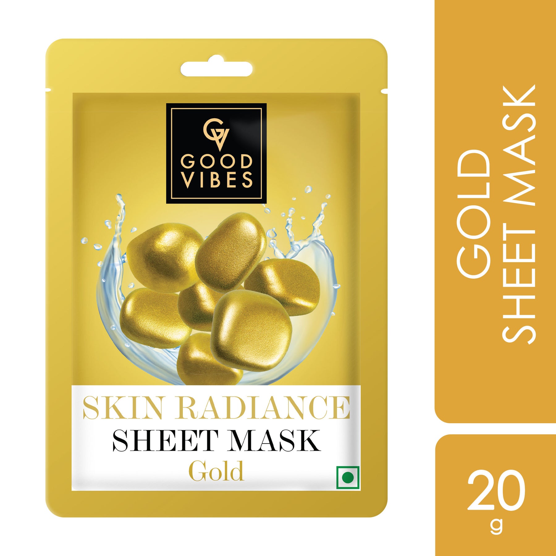Gold Skin Radiance Sheet Mask – Good Vibes