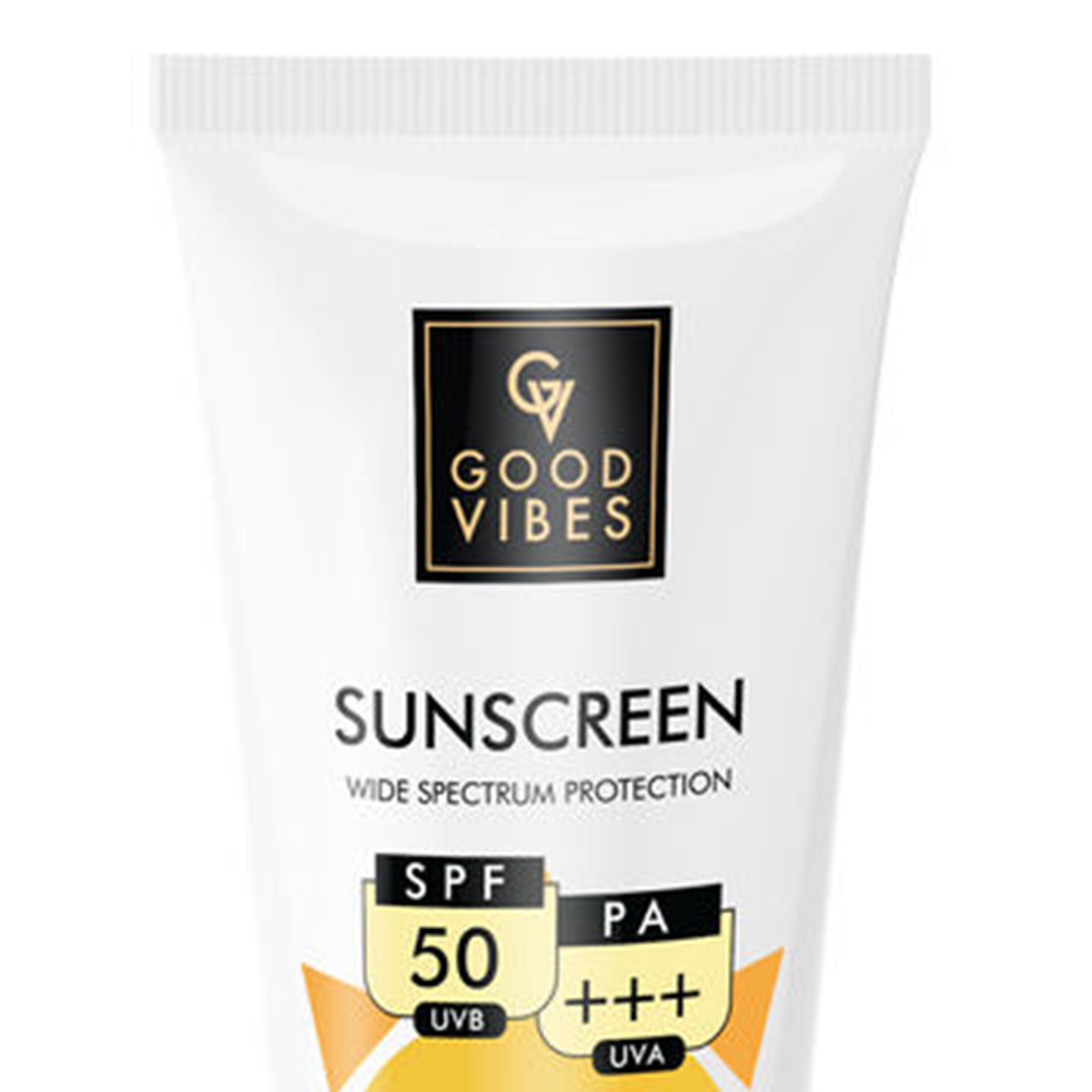Wide Spectrum Protection Sunscreen with SPF 50 – Good Vibes